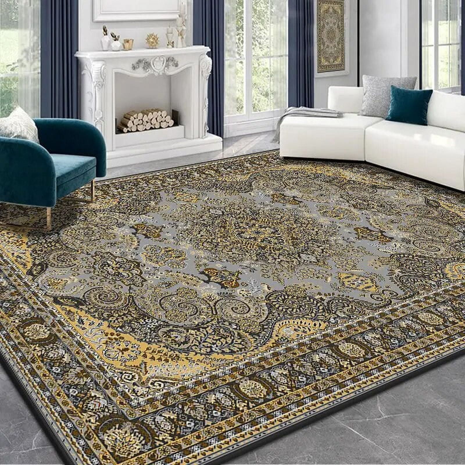 Persian Living Room Carpet Large Area Bedroom Rugs Home Decoration ...