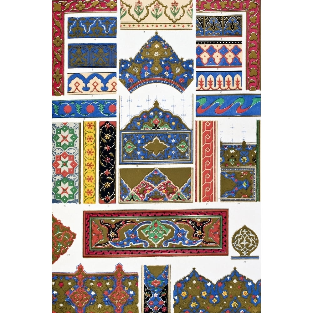 Persian No 3 Plate Xlvi From The Grammar Of Ornament By Owen Jones ...