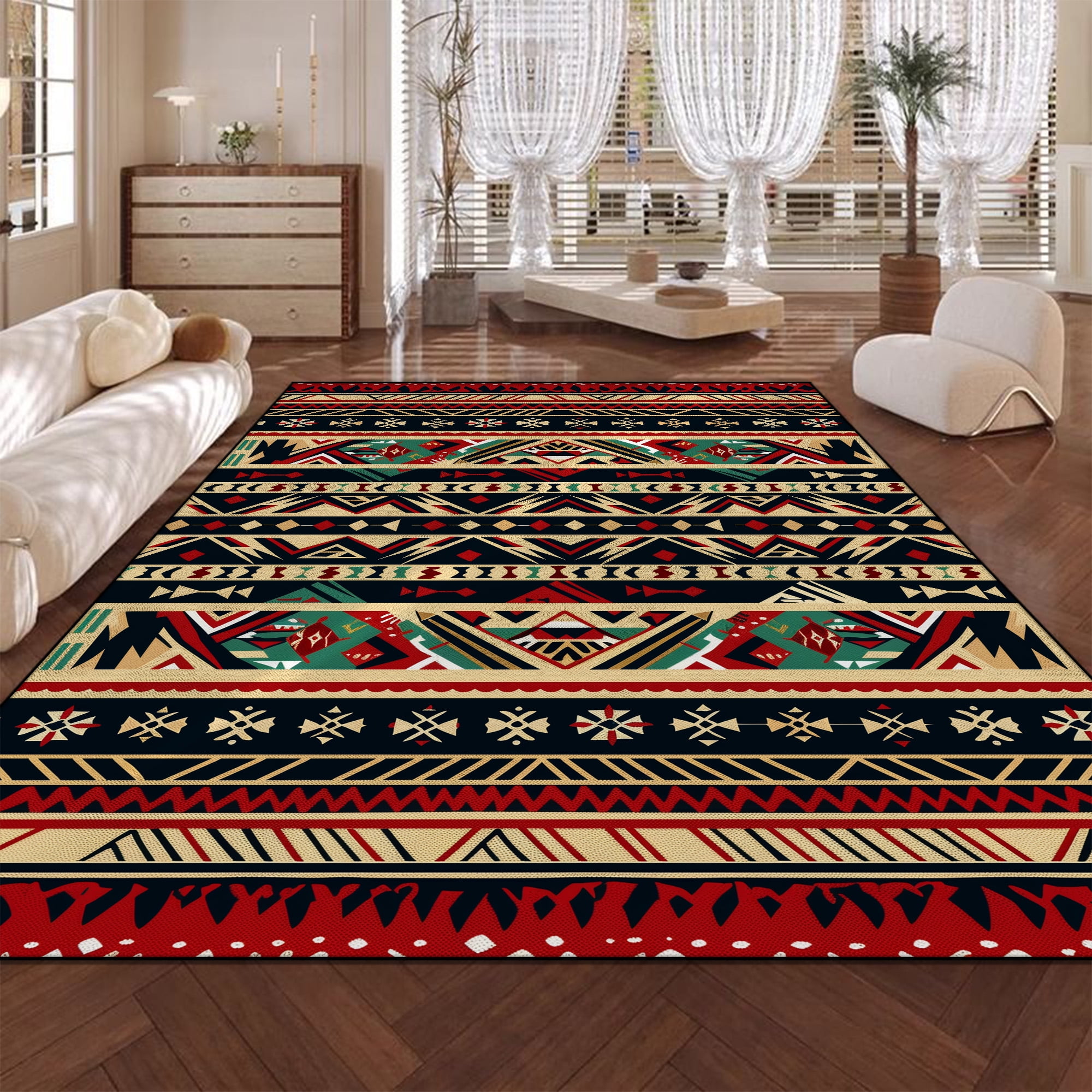 Persian Retro Carpet Large Area Living Room ration Home Rug Soft ...