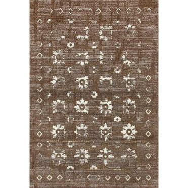 Luxe Weavers Abstract Brushstrokes Area Rug Red 8x10, Soft Accent ...