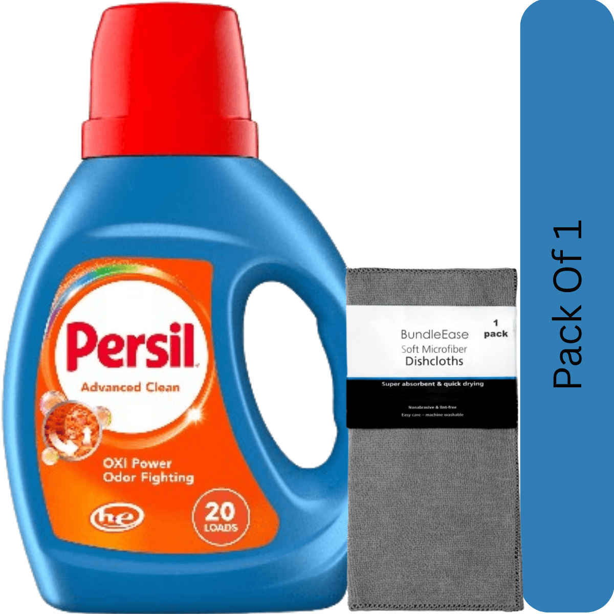 Persil Advanced Clean Liquid Laundry Detergent, Oxi + Odor Fighting ...
