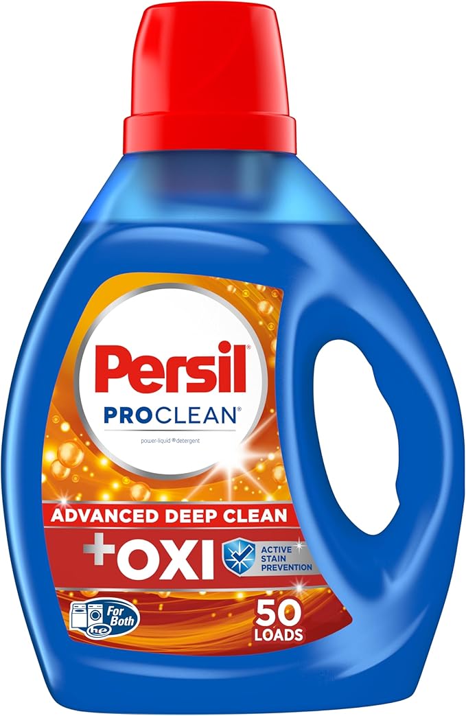Persil Advanced Clean Oxi+Odor Power Liquid Laundry Detergent, 100 ...