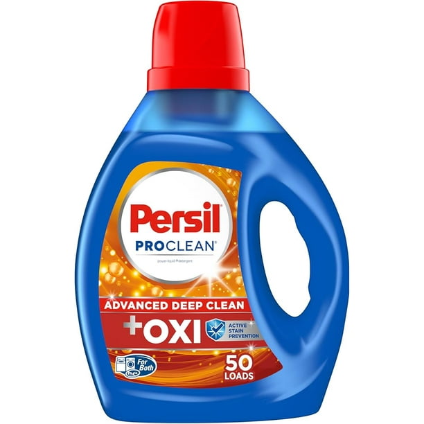 Persil Advanced Clean Oxi+Odor Power Liquid Laundry Detergent, 100 ...