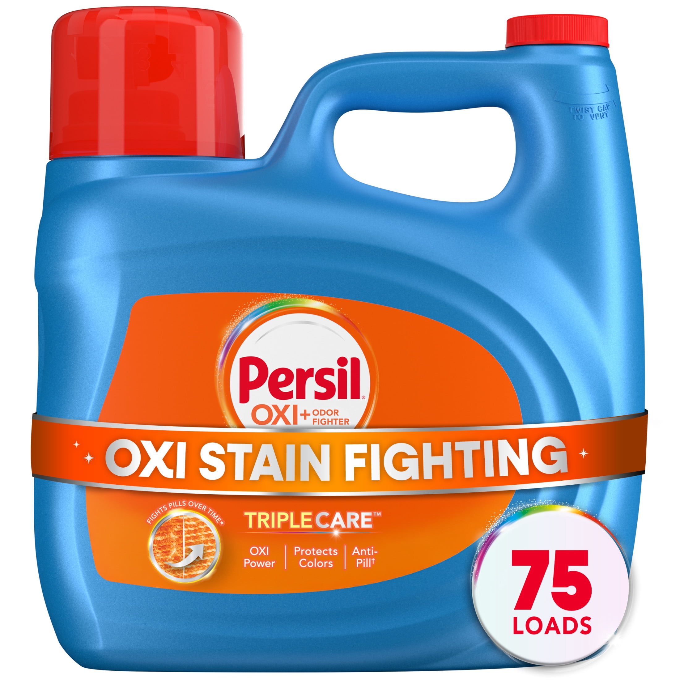 Persil Advanced Clean Oxi+Odor Power Liquid Laundry Detergent, 126 fl ...