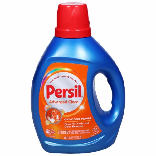 Persil Advanced Oxi + Odor Power Liquid Laundry Detergent 100 fl oz ...