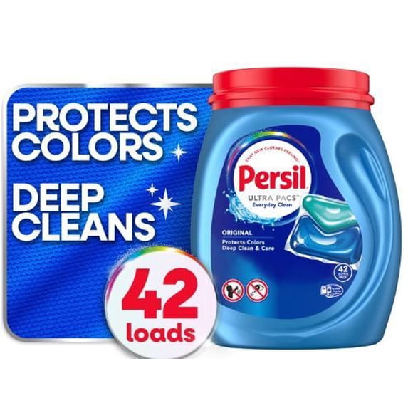Persil Deep Clean Laundry Ultra Pacs, Original, 30.3 oz, 42 Count ...