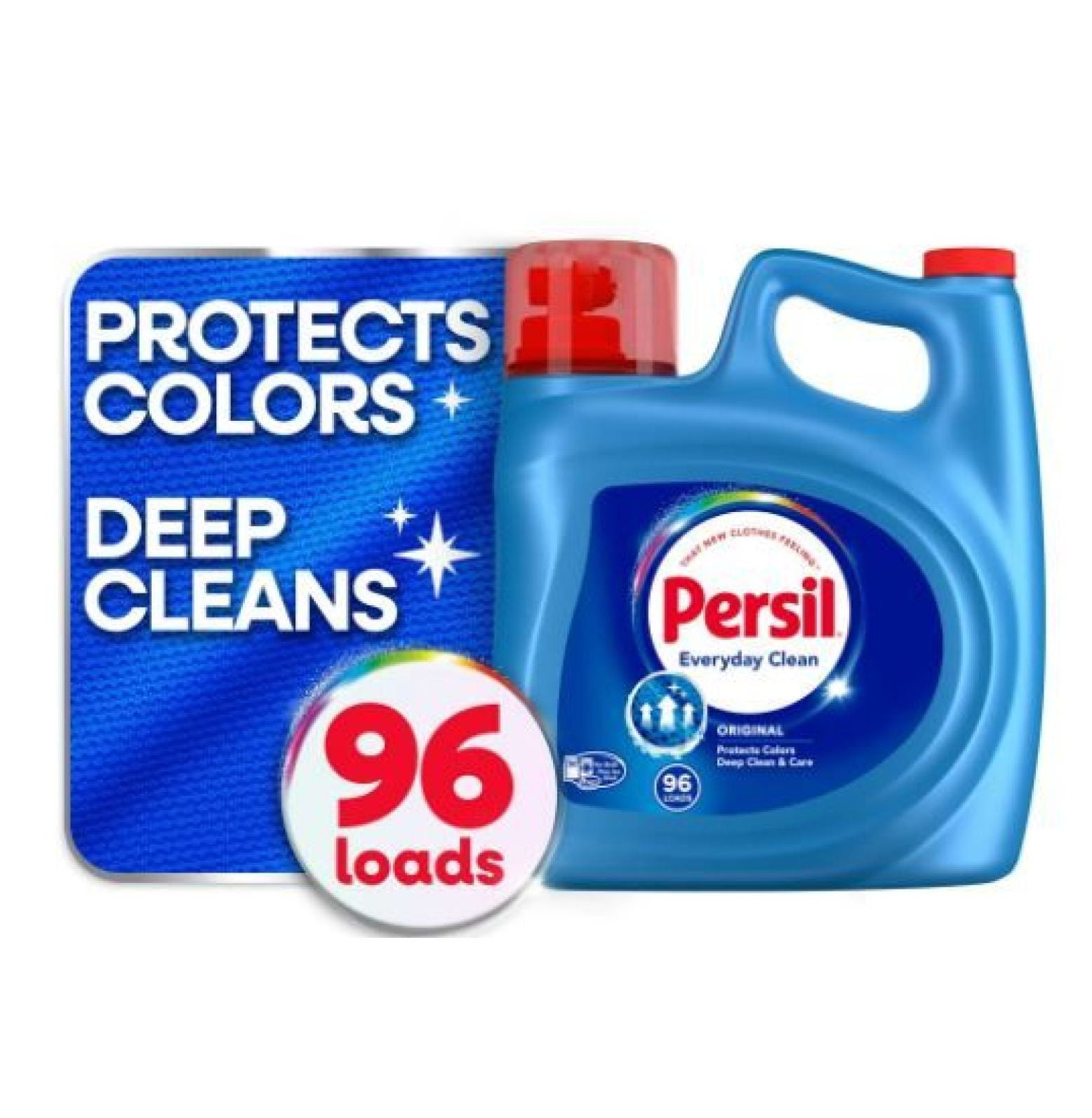 Persil Deep Clean Liquid Laundry , Original, 150 fl oz, 96 Loads Persil ...