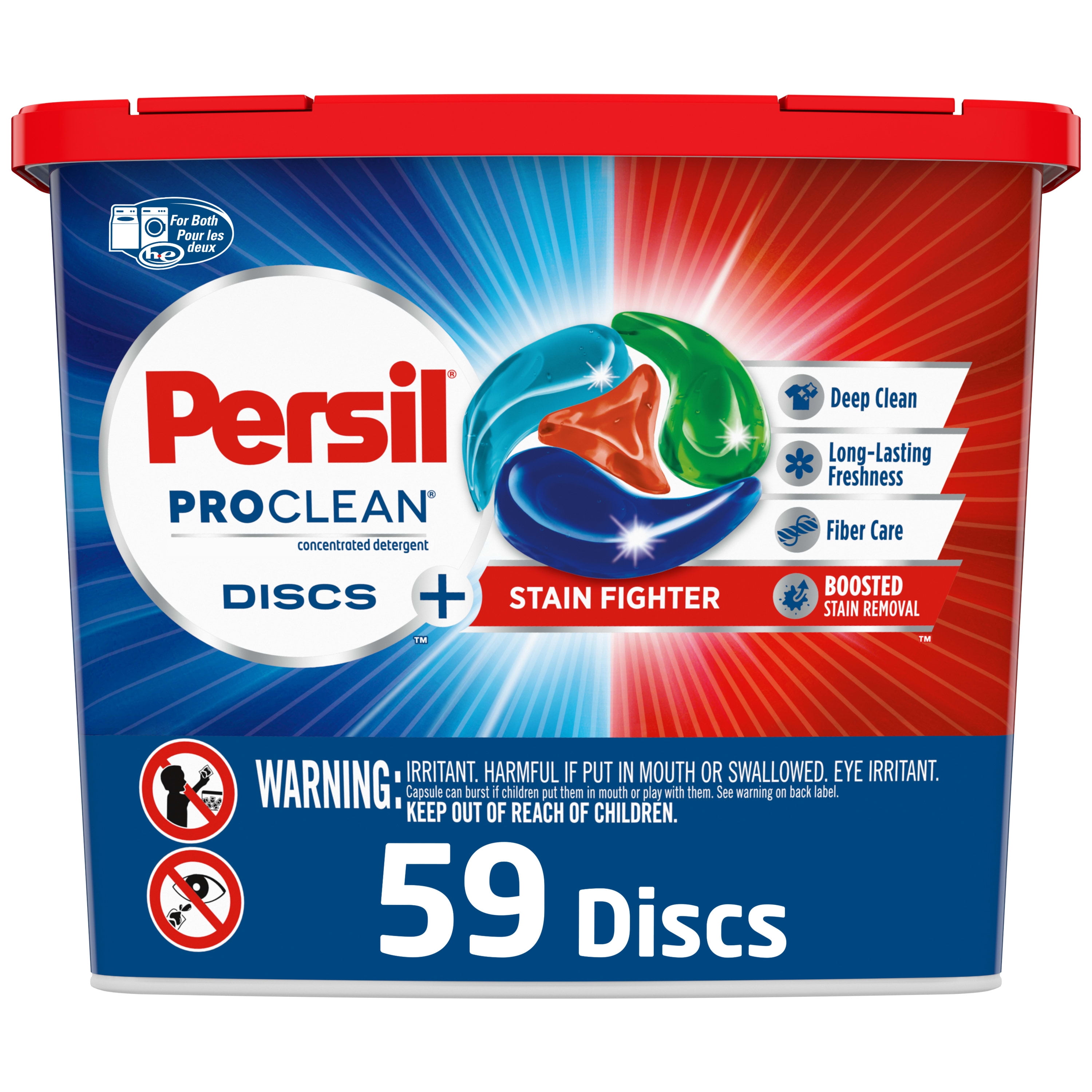 Persil ProClean DISCS: Deep Clean Clothes Washing Stain Fighter ...