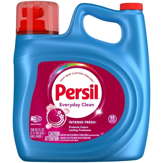 Persil Intense Fresh Everyday Clean Liquid Laundry Detergent, 150 Fluid ...