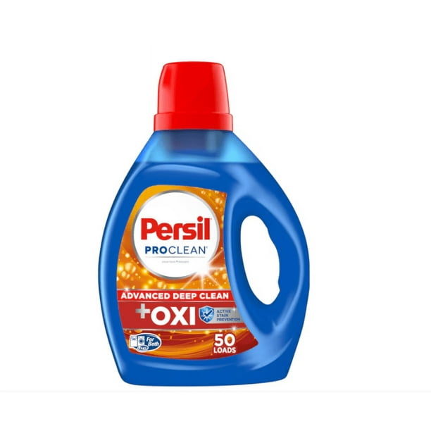 Persil ProClean Plus Oxi Power Stain Fighter High Efficiency Liquid Laundry Detergent (100-fl oz ...