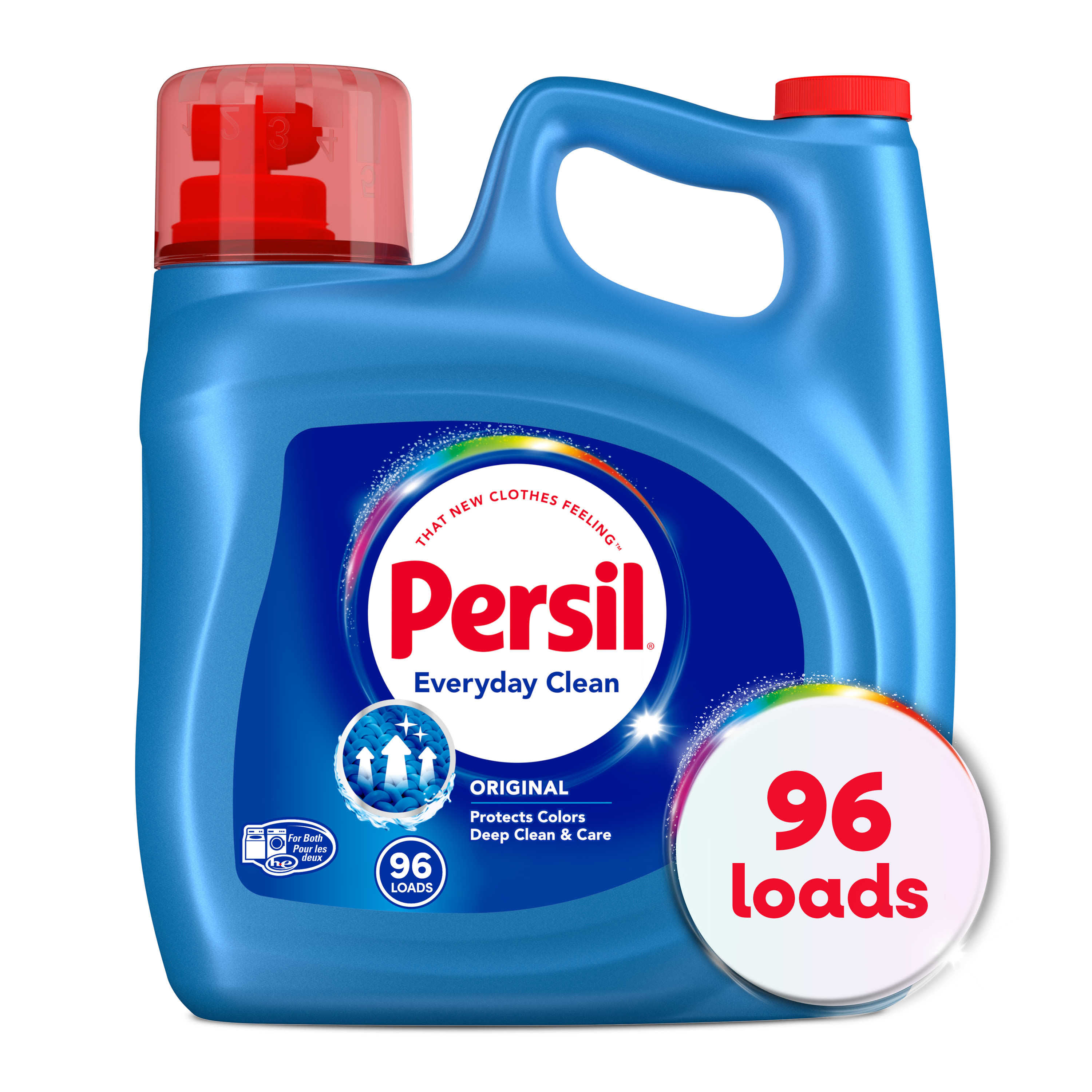 Persil ProClean Liquid Laundry Detergent, Original, 75 Fluid Ounces, 48 ...