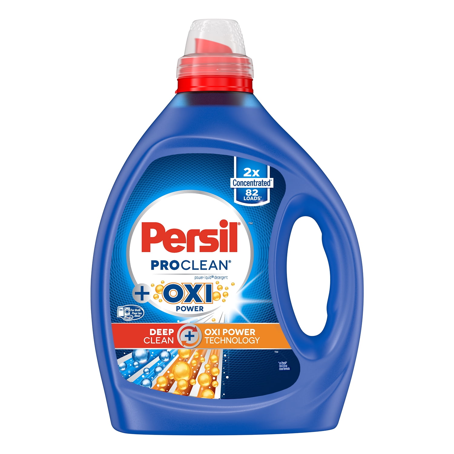 Persil ProClean Liquid Laundry Detergent, OXI Power Technology, 2X ...