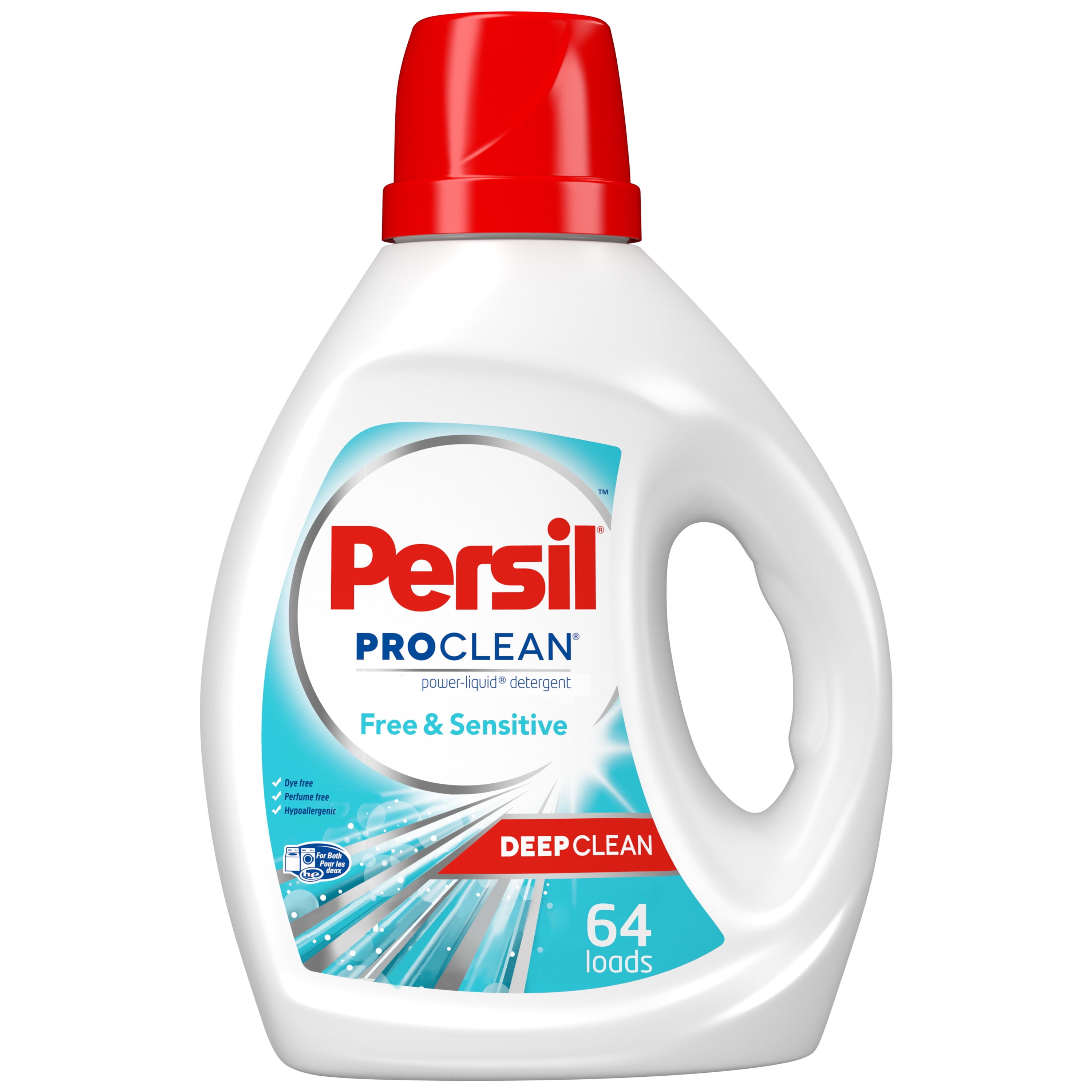 Persil Laundry Detergent Liquid, Free and Sensitive, Unscented and ...