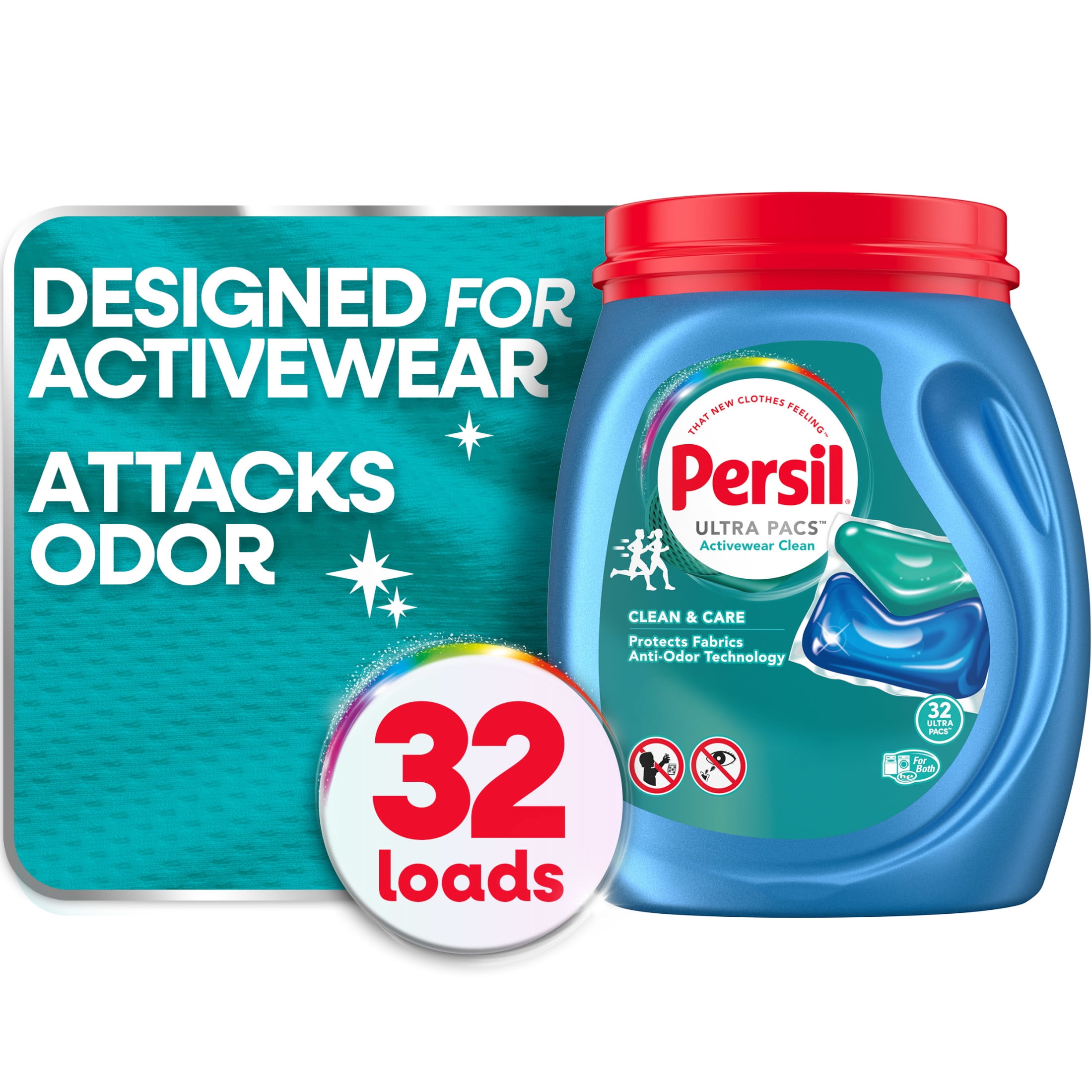 Persil Activewear Clean Laundry Detergent Ultra Pacs, Original, 24.8 oz ...