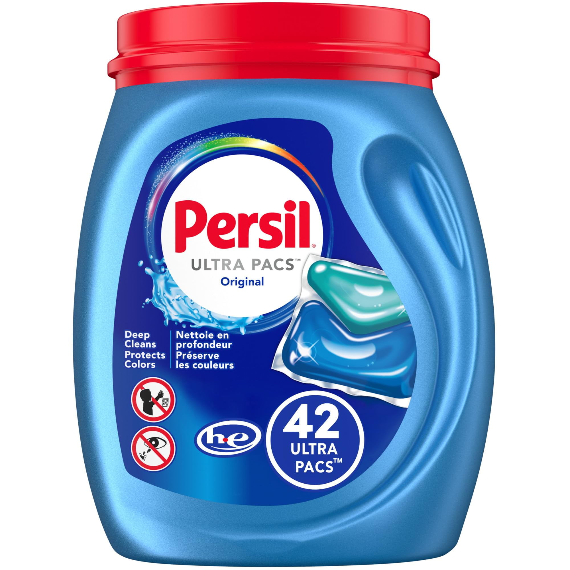Persil Ultra Pacs Original Everyday Clean Laundry Detergent, 42 count ...