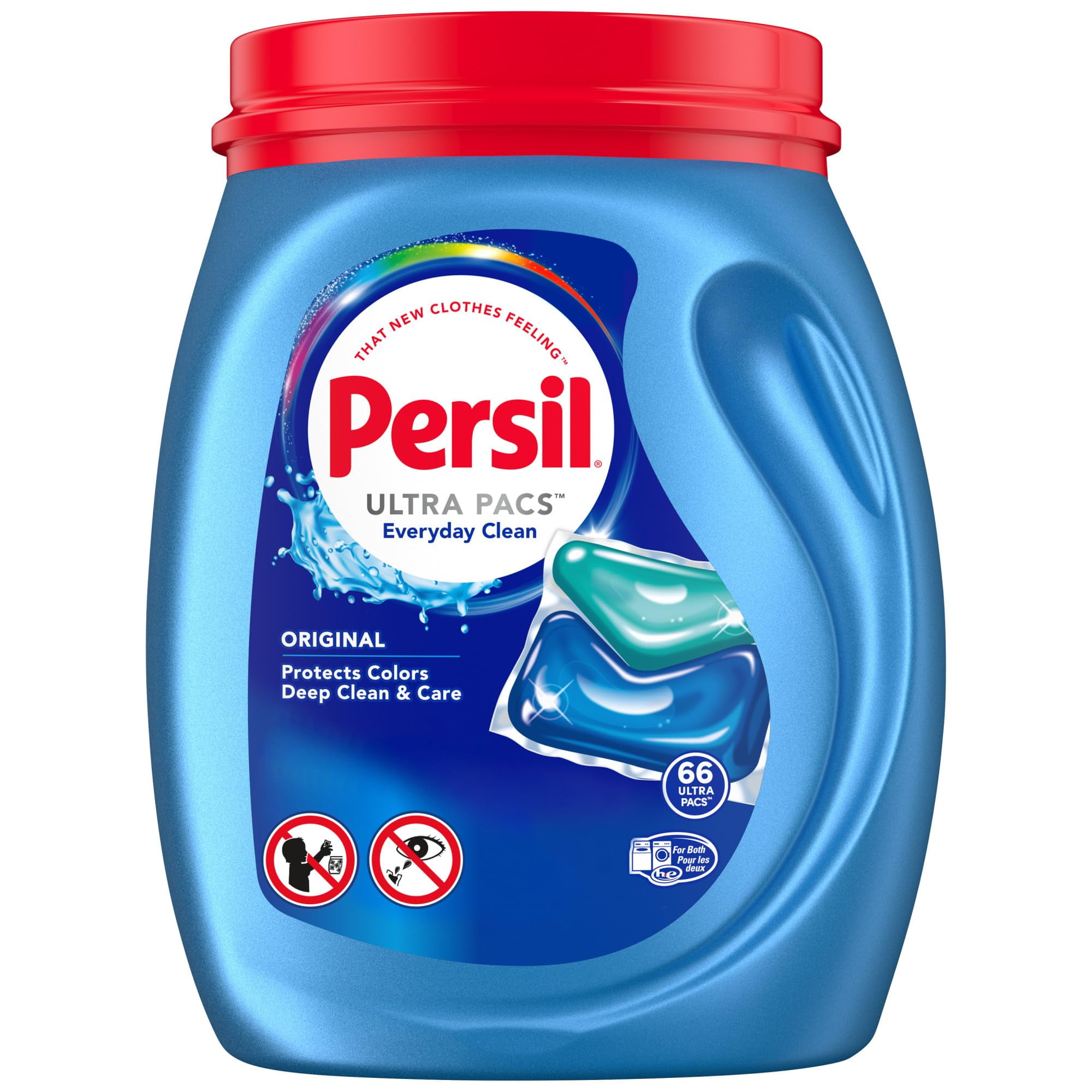 Persil Ultra Pacs Original Everyday Clean Laundry Detergent, 66 count ...