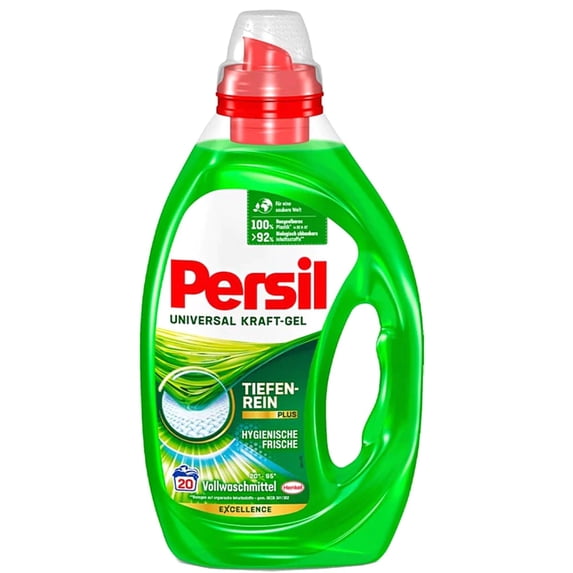 Persil Universal Kraft Gel Laundry Detergent, Liquid, 1 L, 20 Washes ...