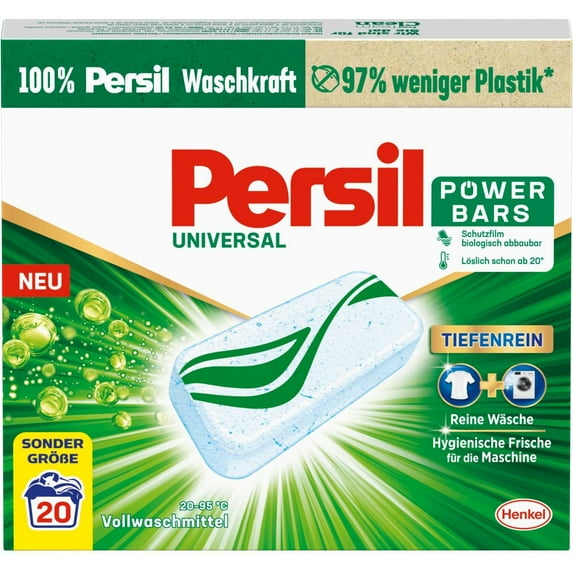 Persil Universal Power Bars -XL: 20 WL/ 1 Box - Walmart.com