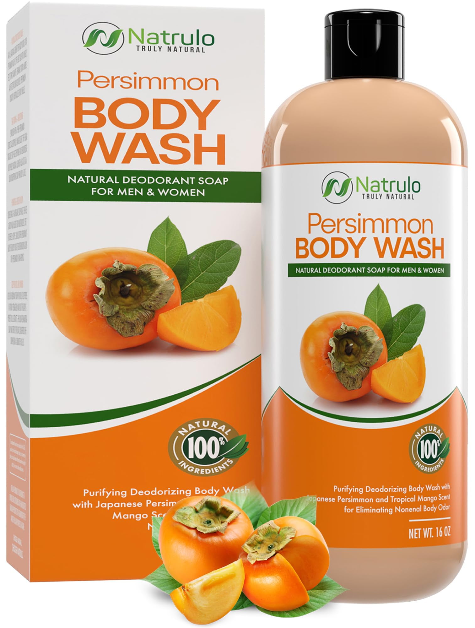 Persimmon Body Wash for Body HYZ01 Odor Control - Purifying Deodorizing ...