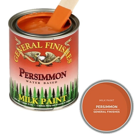 Persimmon, General Finishes Milk Paint, Pint - Walmart.com