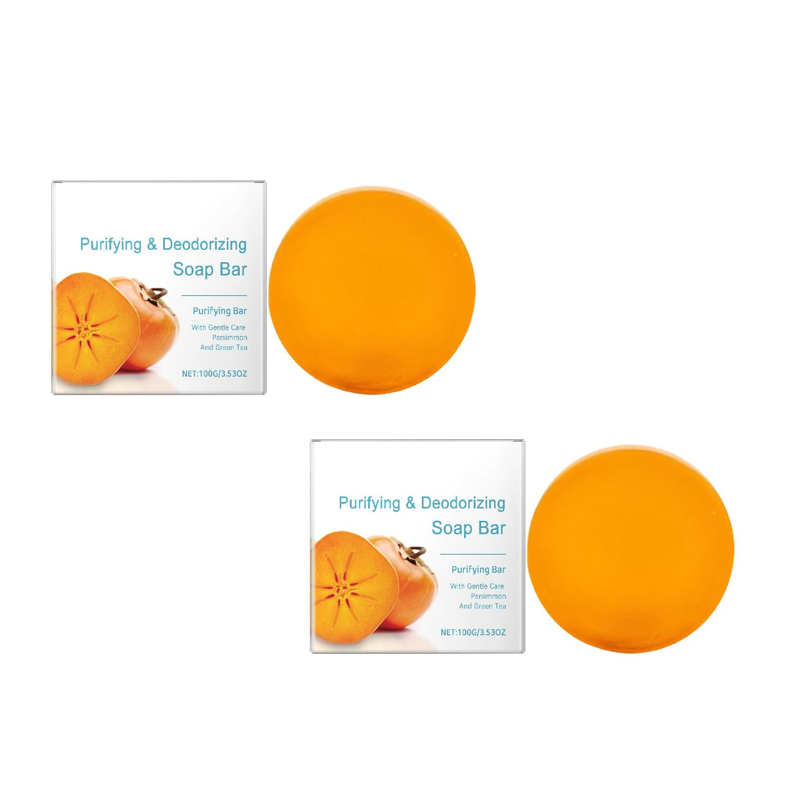 Persimmon Soap Helps Removeing Nonenal Natural Body Odor Soap for Men ...