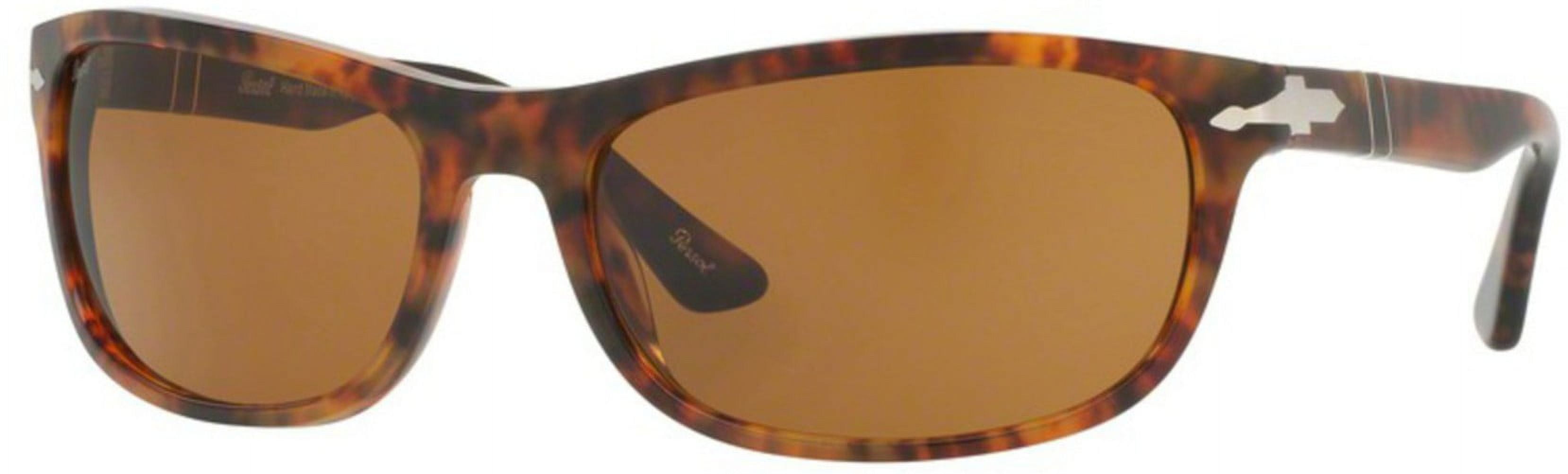 Persol Men's PO3156S-108/33-63 Brown Rectangle Sunglasses - Walmart.com