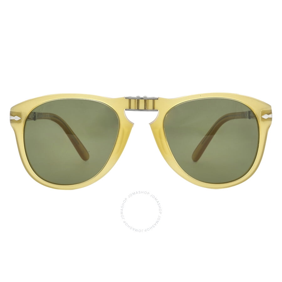 Persol PO0714SM 204/P1 Steve McQueen Polarized Sunglasses Opal Yellow ...
