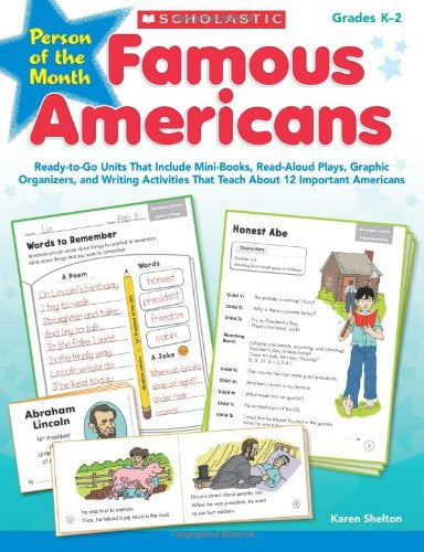 Pre-Owned Person of the Month: Famous Americans: Grades K-12 Paperback ...
