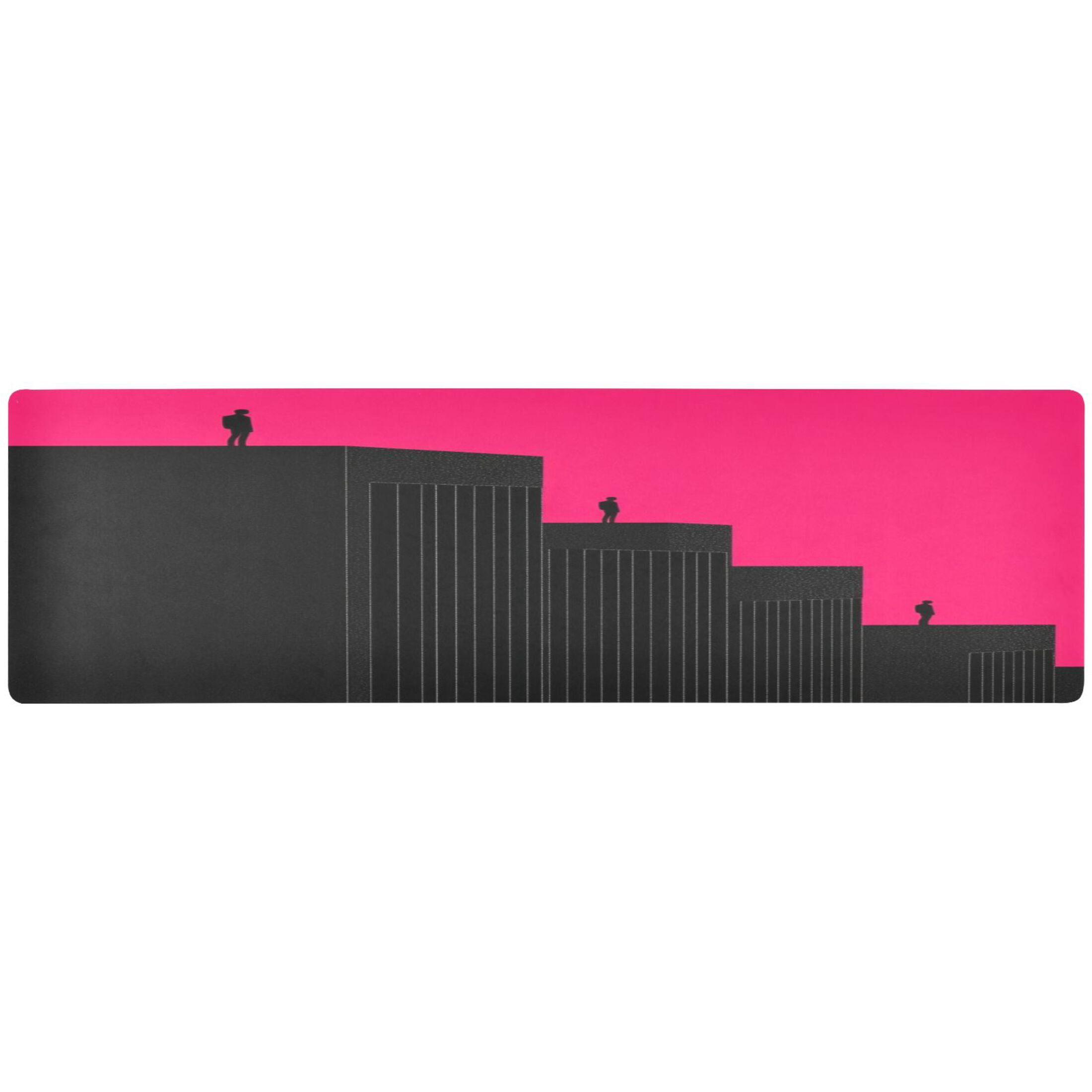 Person and Rooftop Extra Long Heat Resistant Pot Mat with Non Slip ...