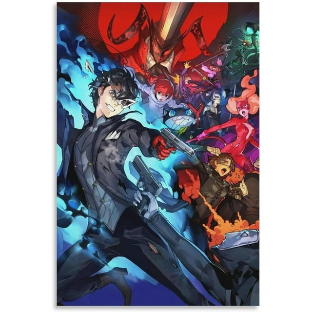 Persona 5 Anime Canvas Print Home Decorations Posters for Room ...