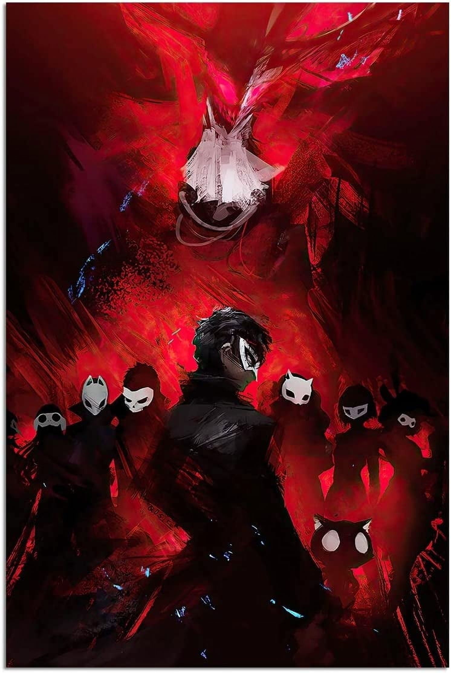 Persona 5 Poster,Persona 5 Figure,Persona 5 Manga Canvas Wall Art for ...