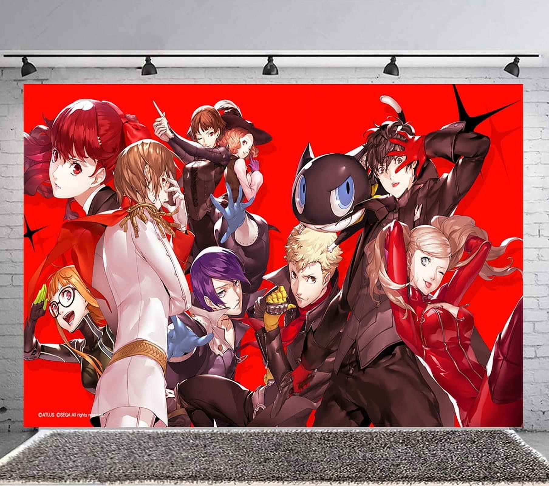 Persona 5 Royal Backdrop Banner Party Supplies Poster Movie Theme ...