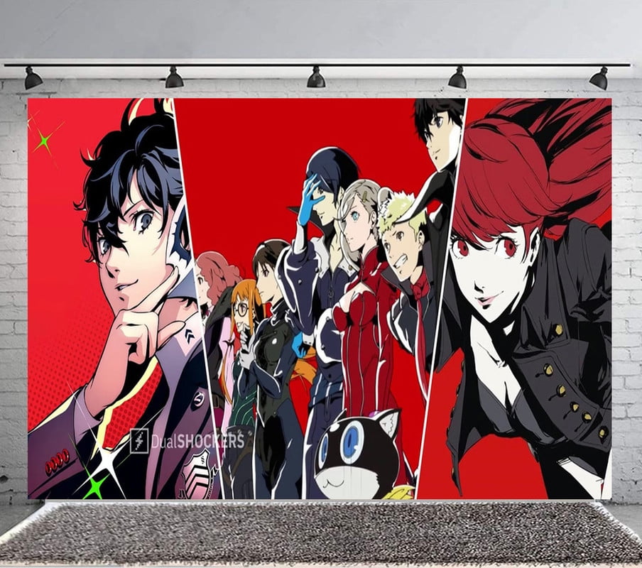 Persona 5 Royal Backdrop Banner Party Supplies Poster Movie Theme ...