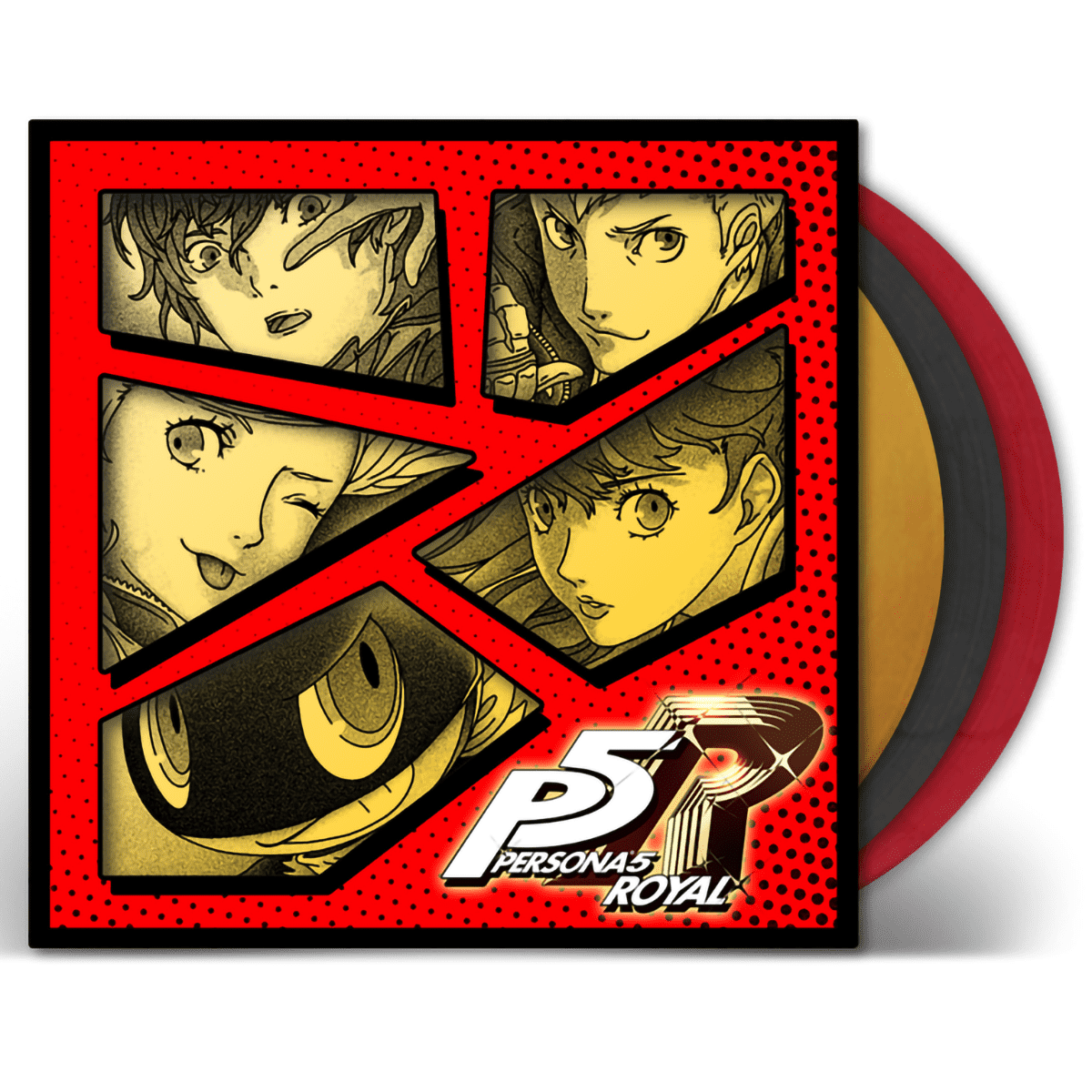 Persona 5 Royal Edition Soundtrack 3x LP Red Black Gold Vinyl Record ...
