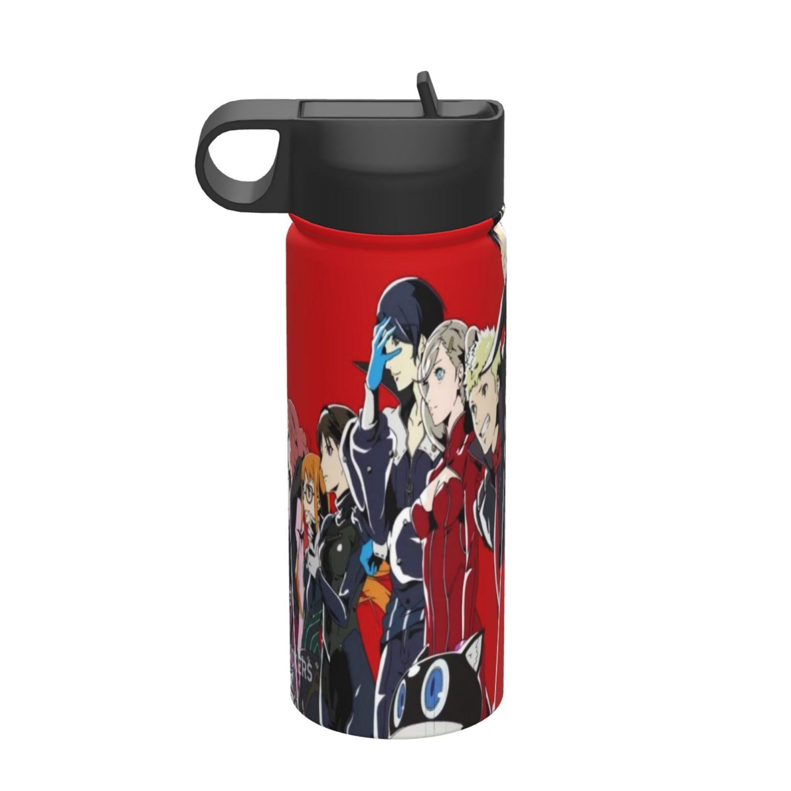 Persona 5 Royal Kids Insulated Water Bottle With Straw - 18 Oz ...