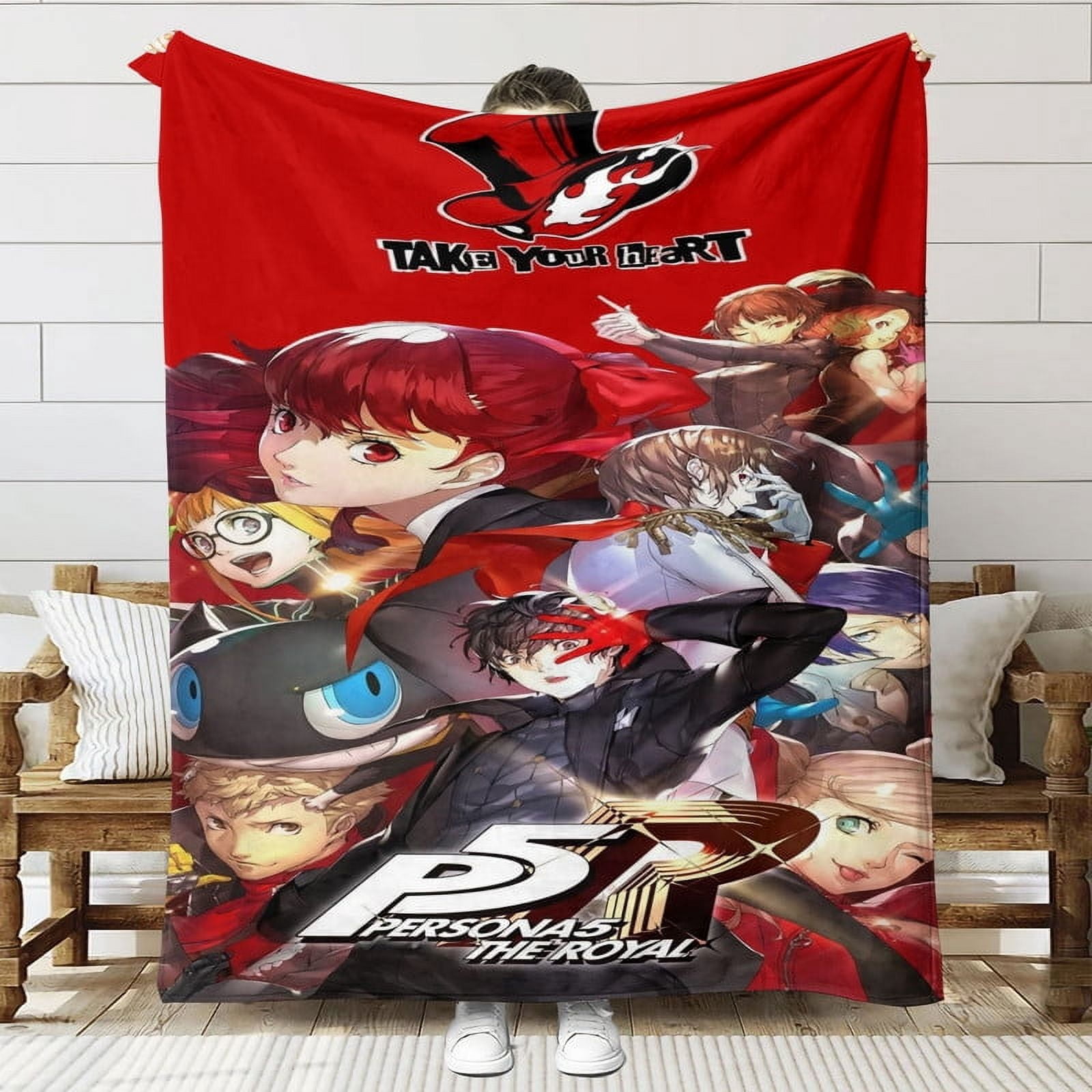 Persona 5 Royal Throw Blanket Gifts for Fans Lover Girls Boys Women ...