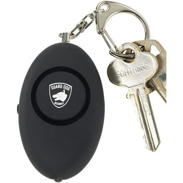 Personal Alarm Keychain with LED Light, 130 DB Siren, Black 0.12 lbs ...