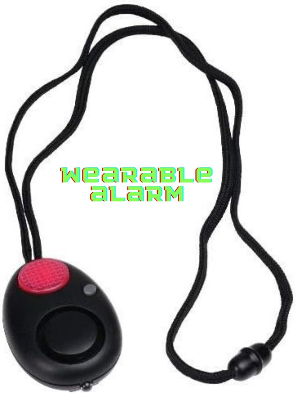 Personal Alarm with Lanyard, Big Button 1 Touch Activation, Emergency ...
