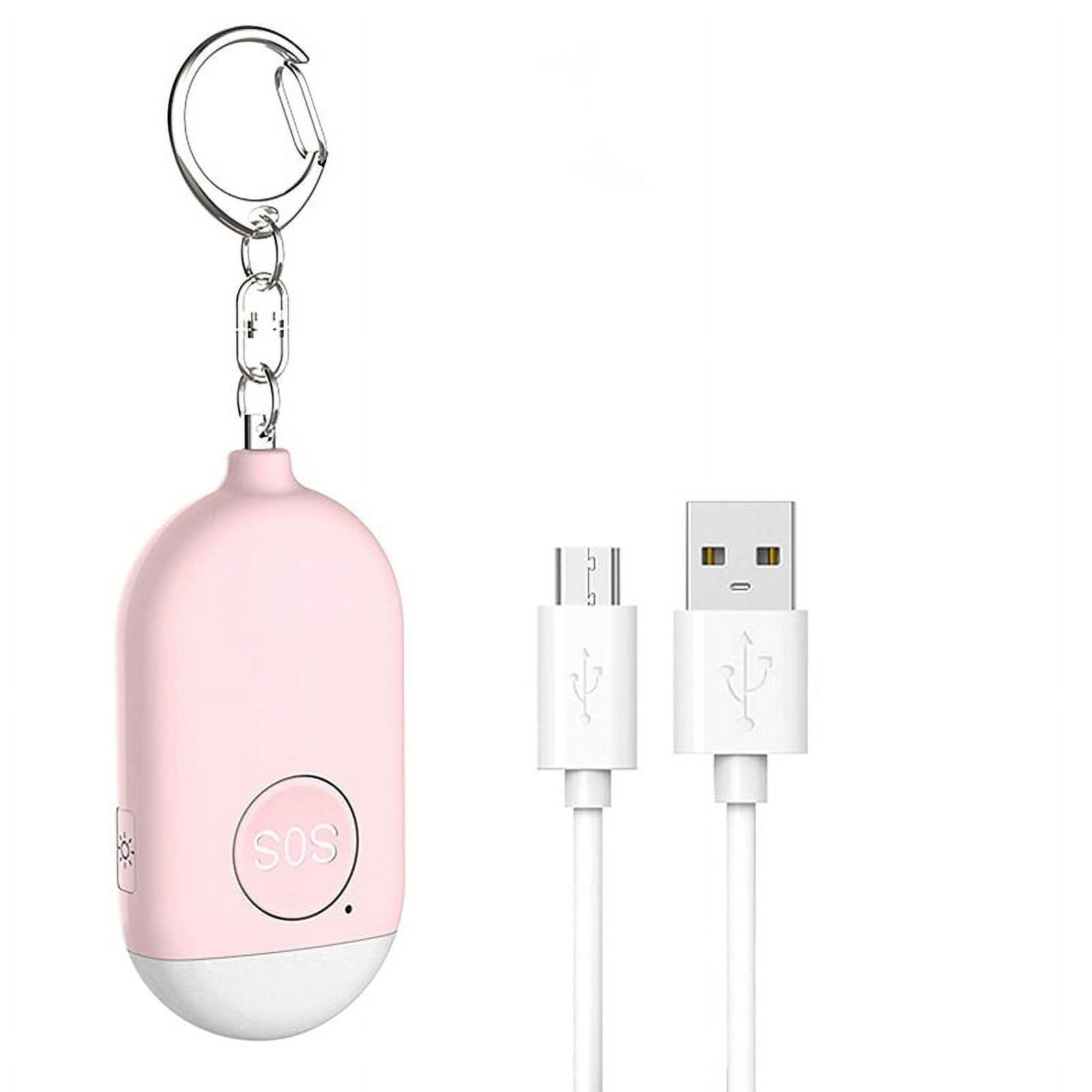 Personal Alarm Rechargeable Waterproof Emergency Self SOS Alert Rape ...