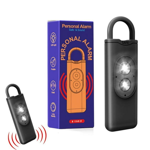 Personal Alarm for Self Defense with Low Battery Notice, Strobe Light ...