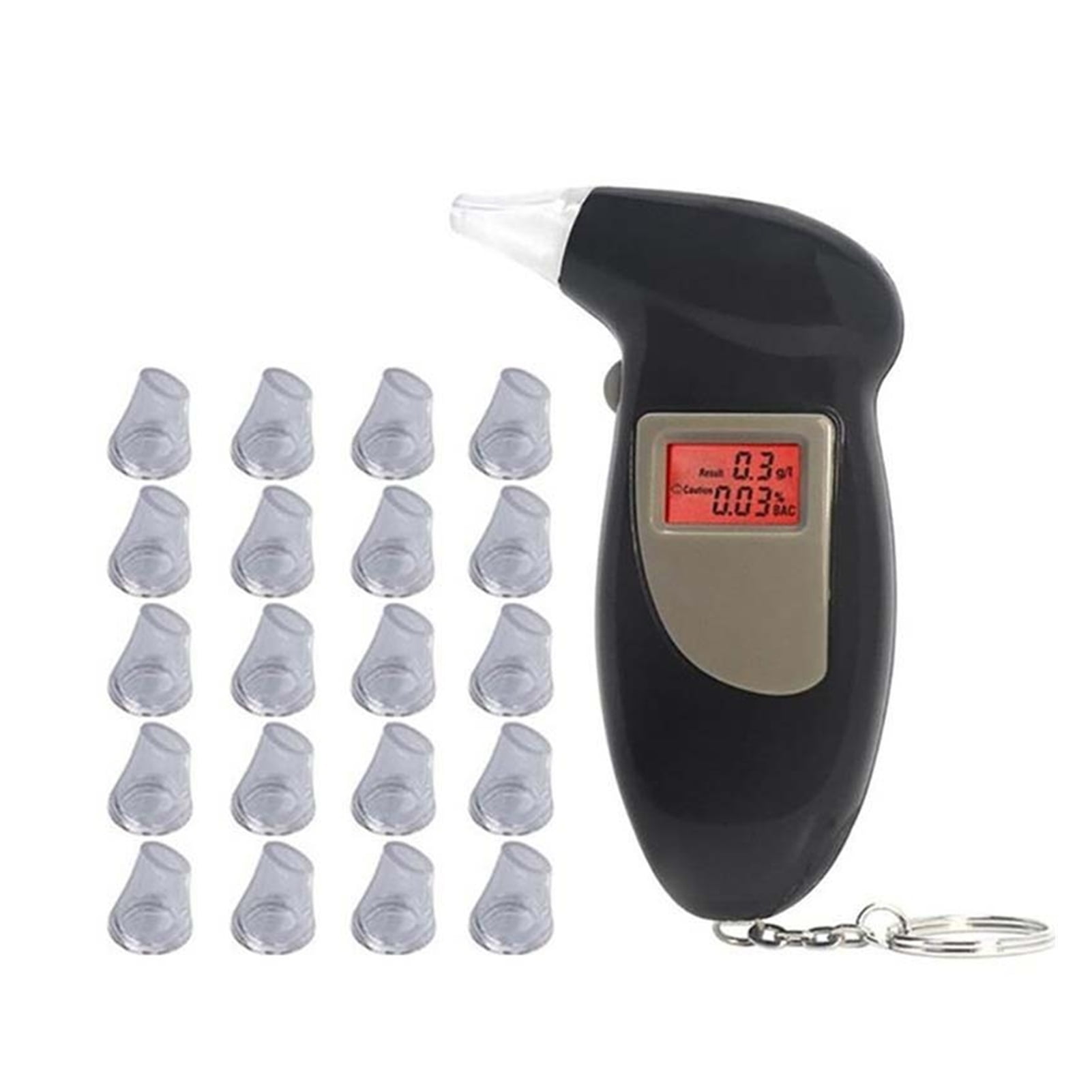 Personal Alcohol Tester Digital Alcohol Detector Breathalyzer Police ...