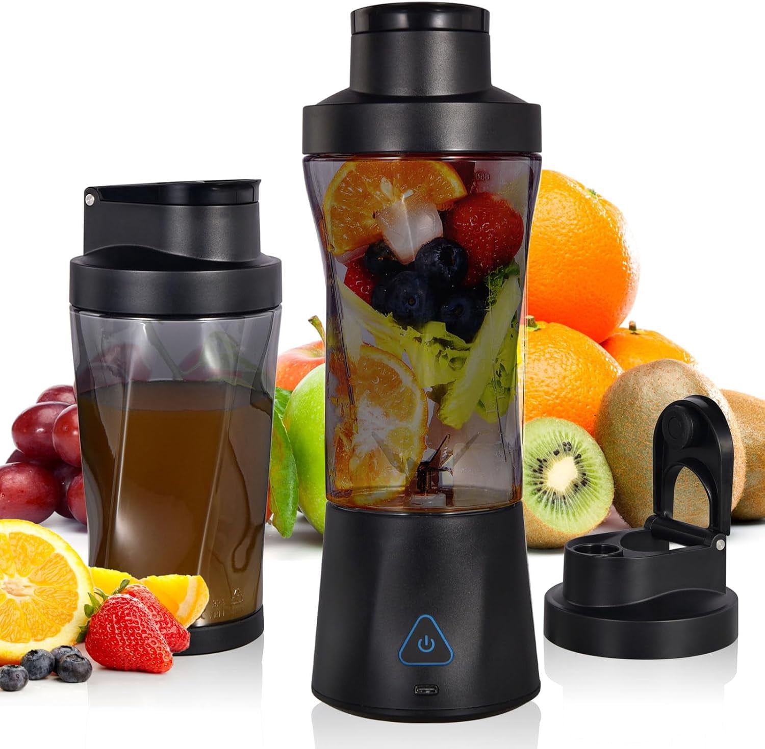 Personal Blender 24oz Cordless Mini 360 Watt Portable Blender-for ...