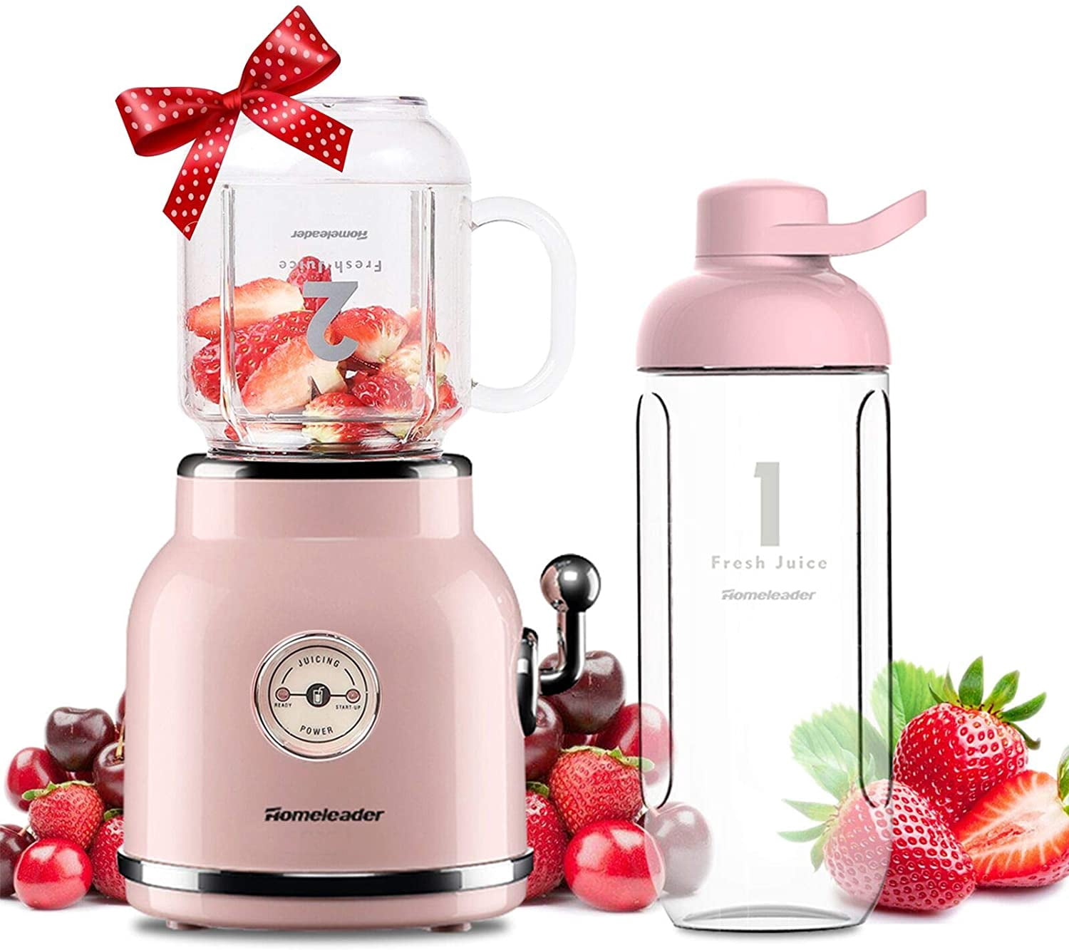 Personal Blender for Shakes and Smoothies, Portable with 6 Sharp Blades ...
