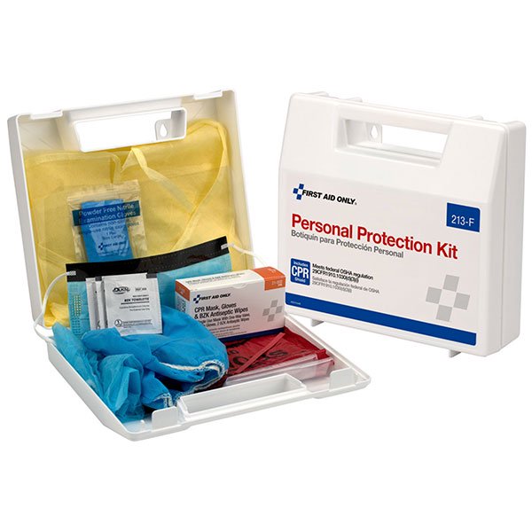 Personal Bloodborne Pathogen Kit w/ CPR Pack (1 Unit) - Walmart ...