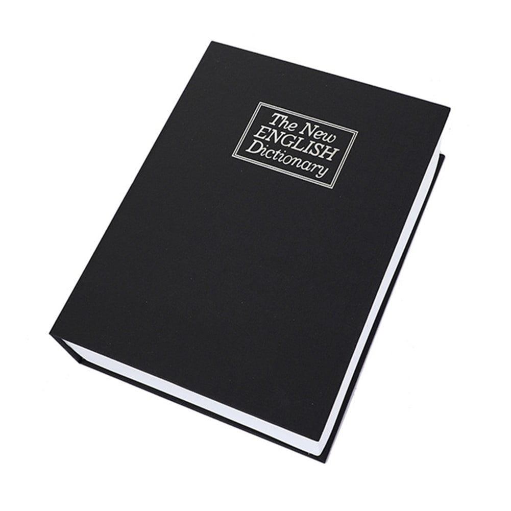 Personal Book Safe with Steel Walls, Combination Lock, and Stylish ...