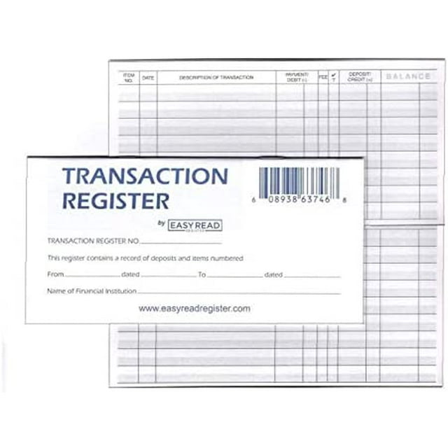 Personal Checkbook Registers, Set of 10, 2022-2023-2024 Calendars, Made ...