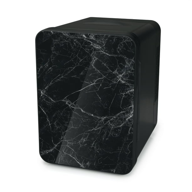 Personal Chiller Mini Fridge Small Space Cooler, Black Marble - Walmart ...