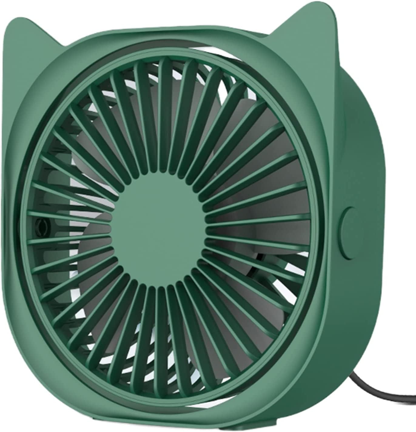 Personal Desk Fans Small Quiet - Mini Cute Desk Fan, USB Powered, 3 ...