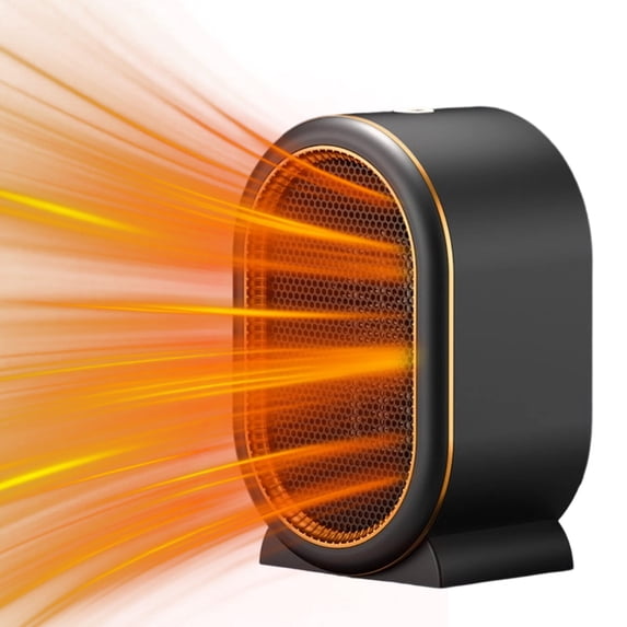 Mini Desktop Heater with Safety Protection, 1200W PTC Ceramic Heating ...