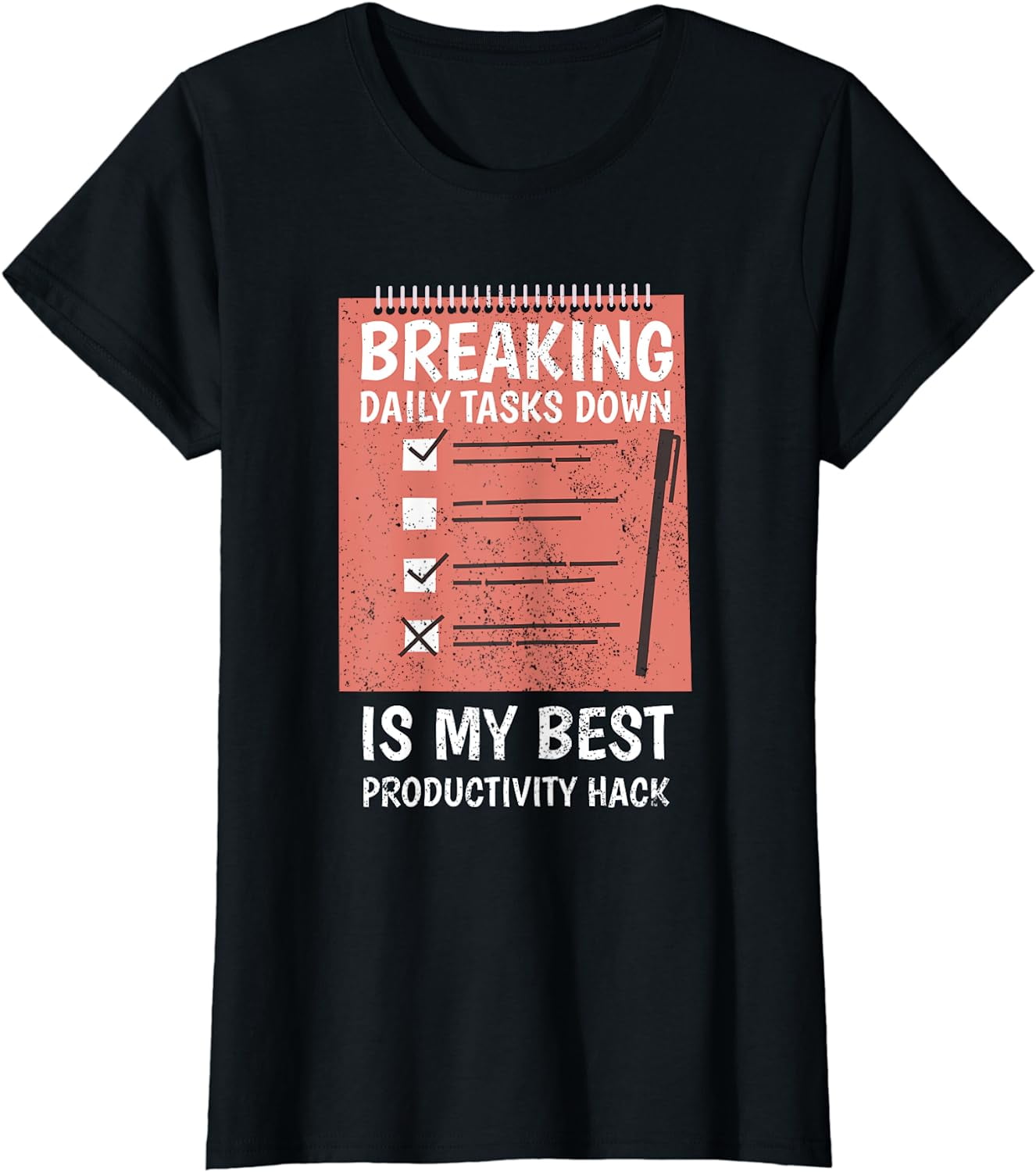 Personal Development Schedule Check-List Personal Management T-Shirt ...